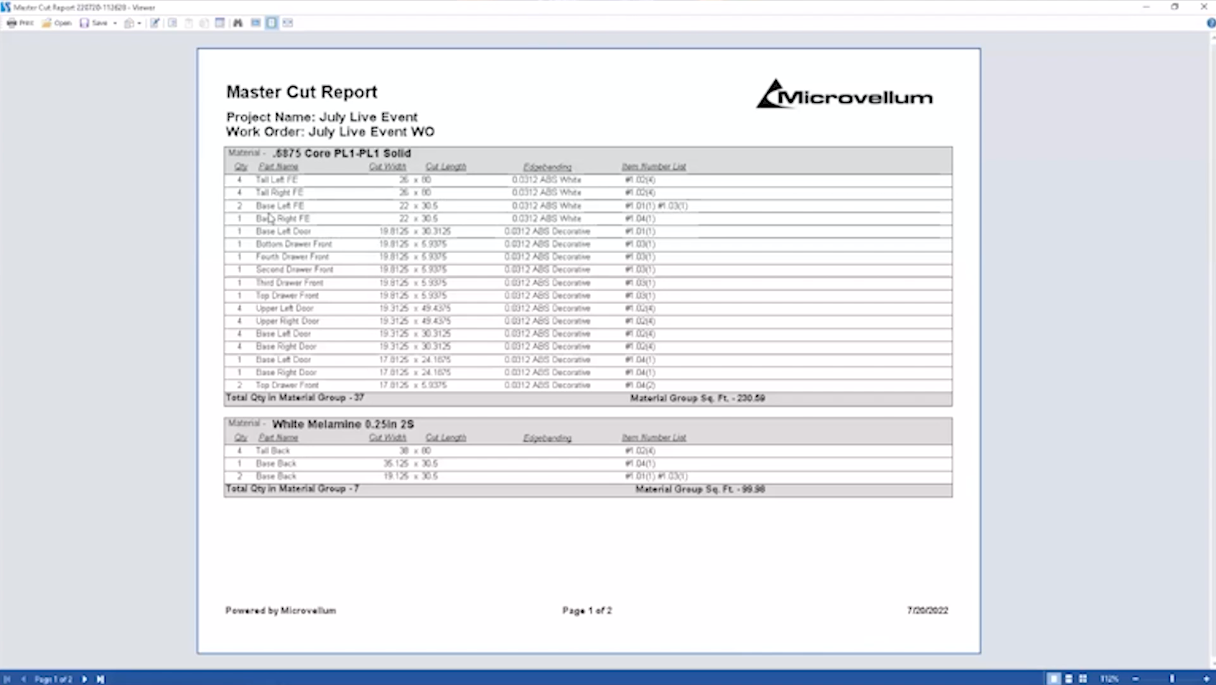 Microvellum Virtual Event | Improving Your Reports & Labels