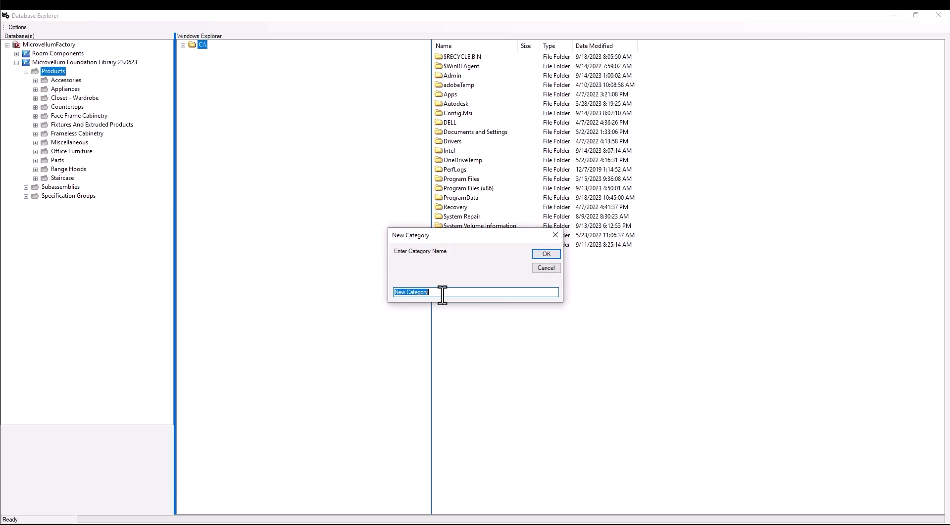 Adding a Product with Database Explorer | Microvellum University