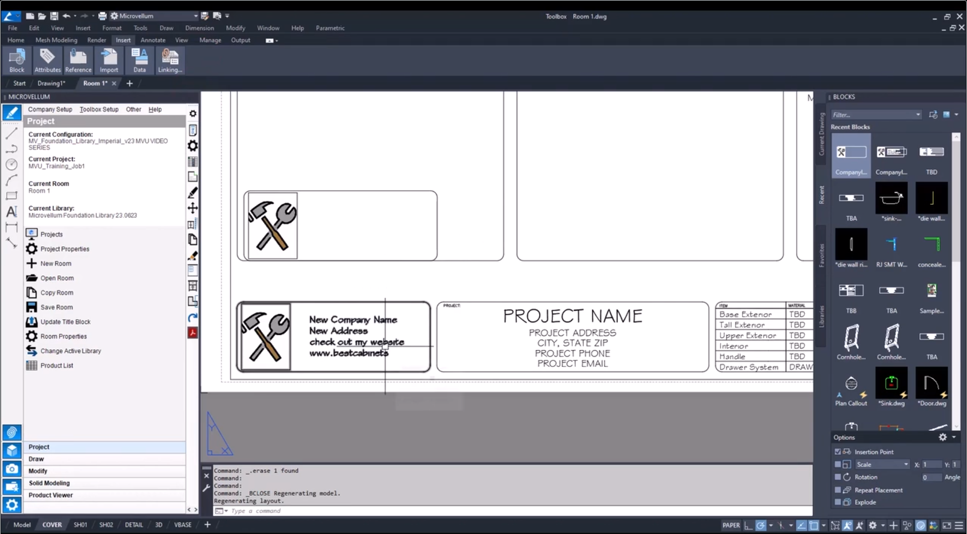 Adding Your Logo to the Title Block | Microvellum University