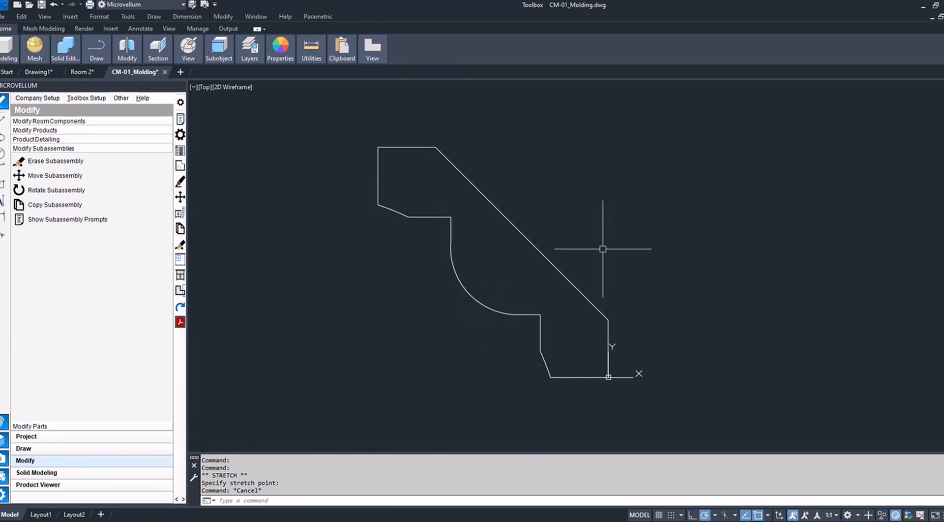 Adding New Moldings to Your Library | Microvellum University