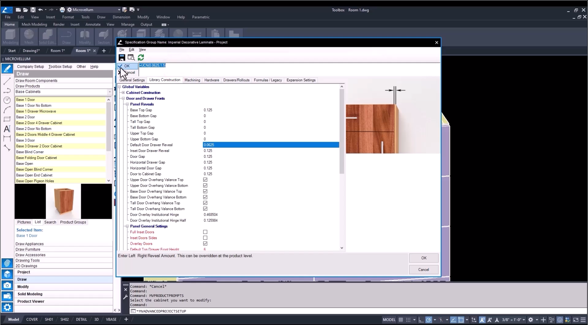 Using the Formula Editor to Locate a Specific Variable | Microvellum University
