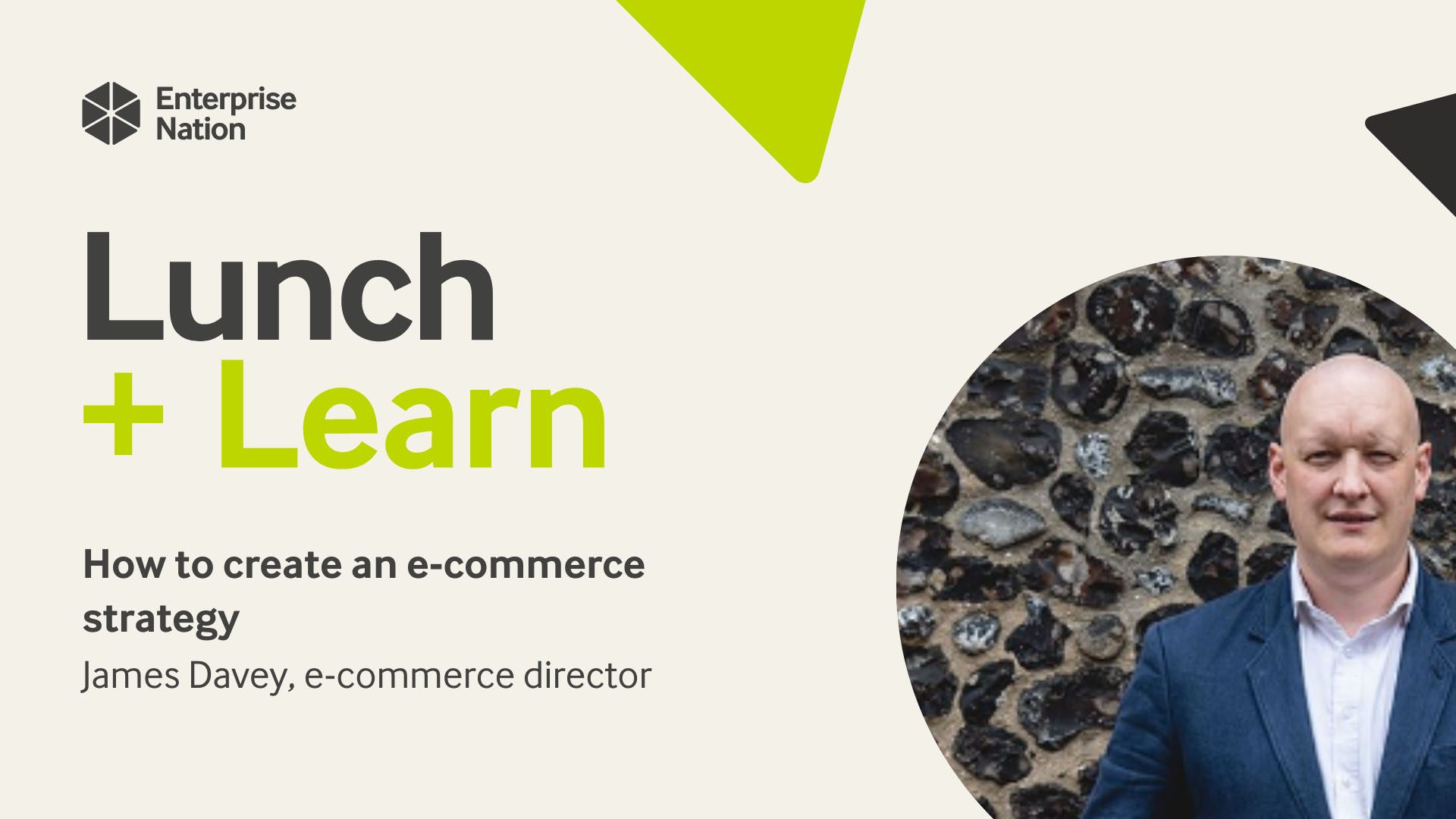 Lunch and Learn: How to create an e-commerce strategy | Enterprise Nation