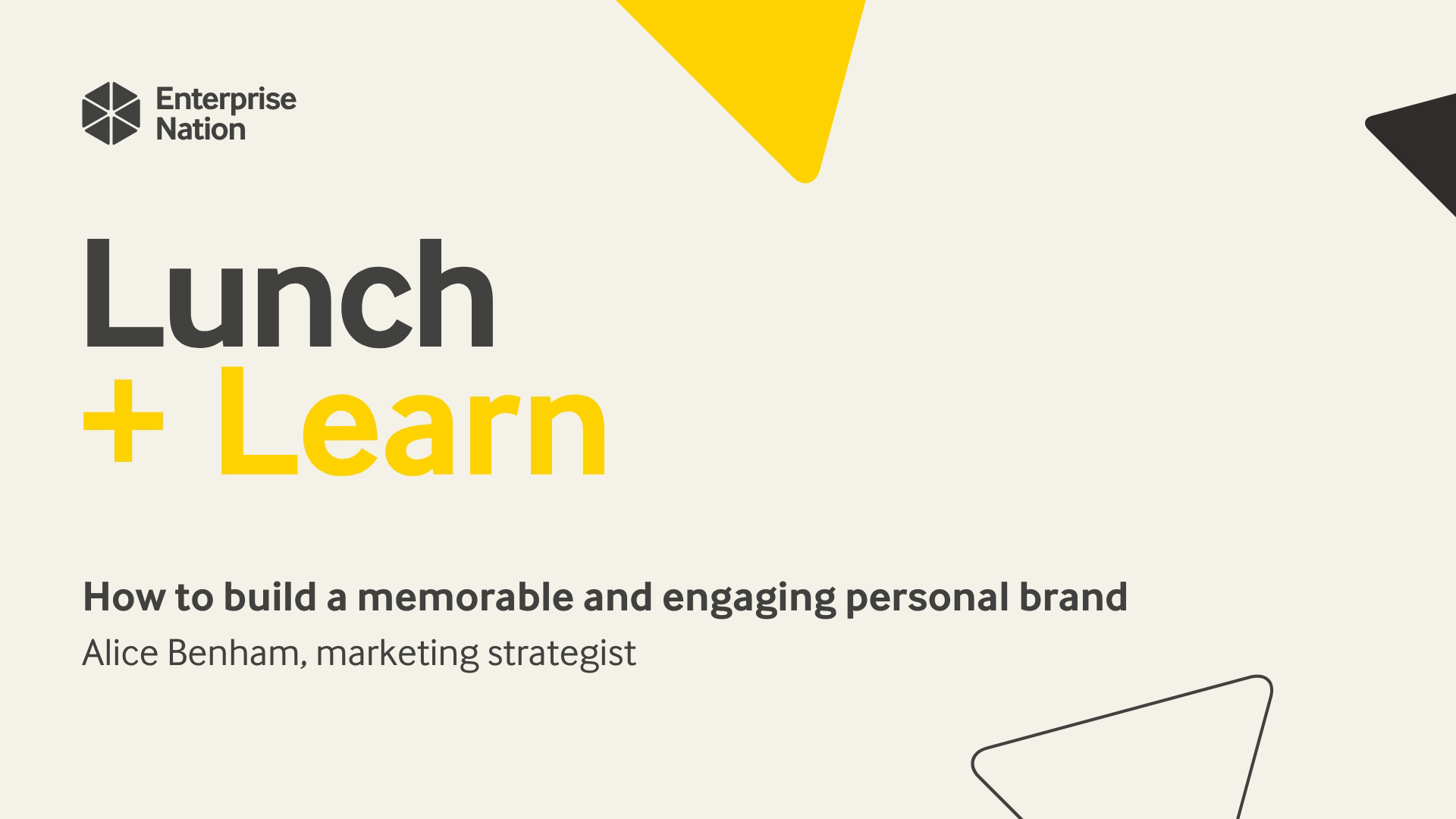 How to build a memorable and engaging personal brand | Enterprise Nation