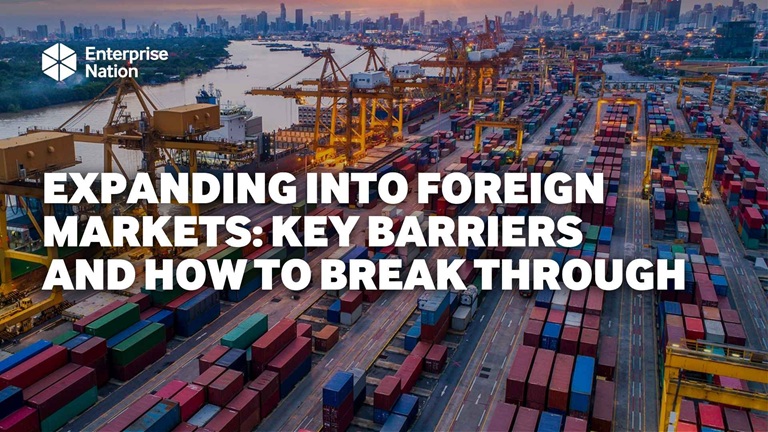 Expanding into foreign markets: Key barriers for small businesses ...
