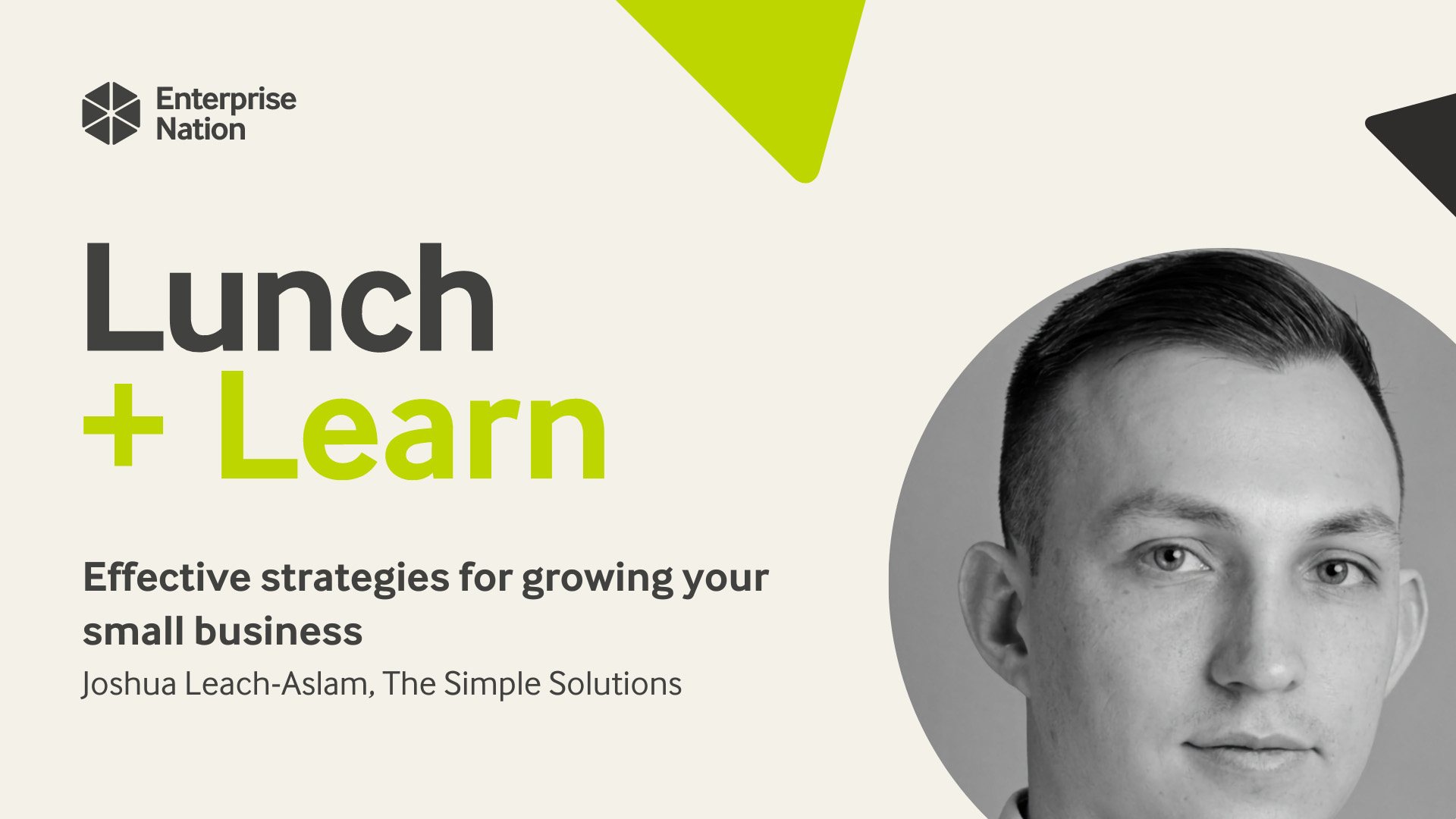 Lunch and Learn: Effective strategies for growing your small business ...