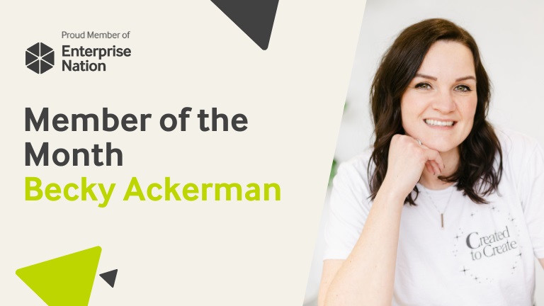 Member of the Month: Becky Ackerman | Enterprise Nation