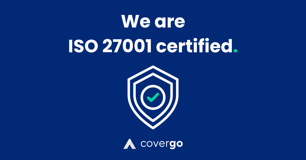 CoverGo achieves ISO27001 certification