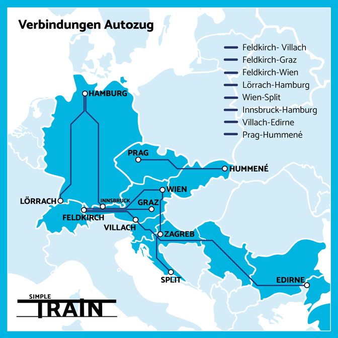 SimpleTrain I Autozüge I Zugreisen online buchen