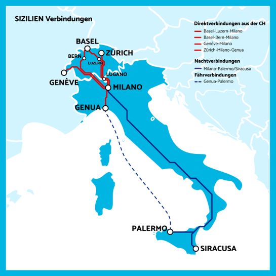 SimpleTrain | Sizilien | Zugreisen online buchen