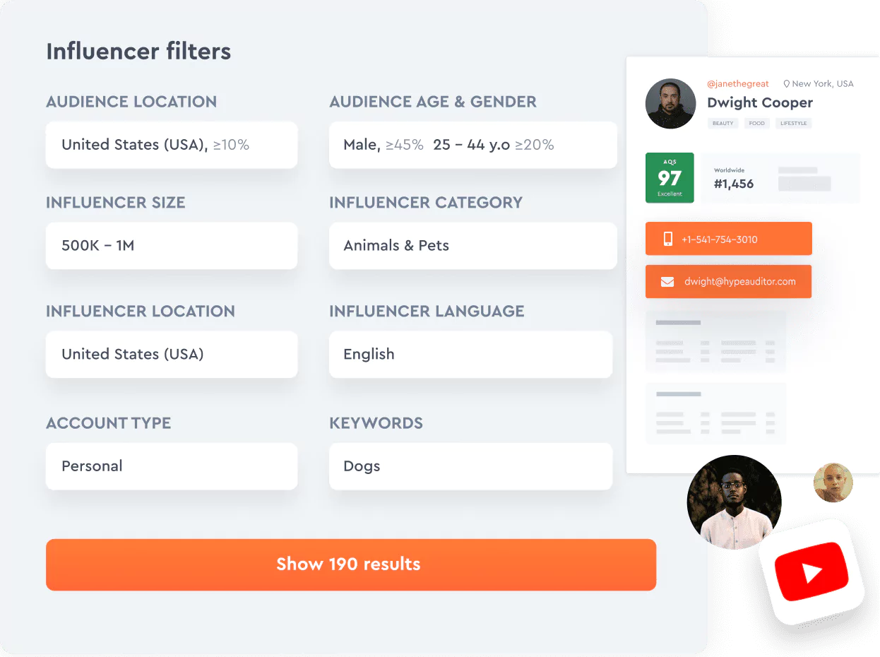 YouTube Influencer Discovery | HypeAuditor