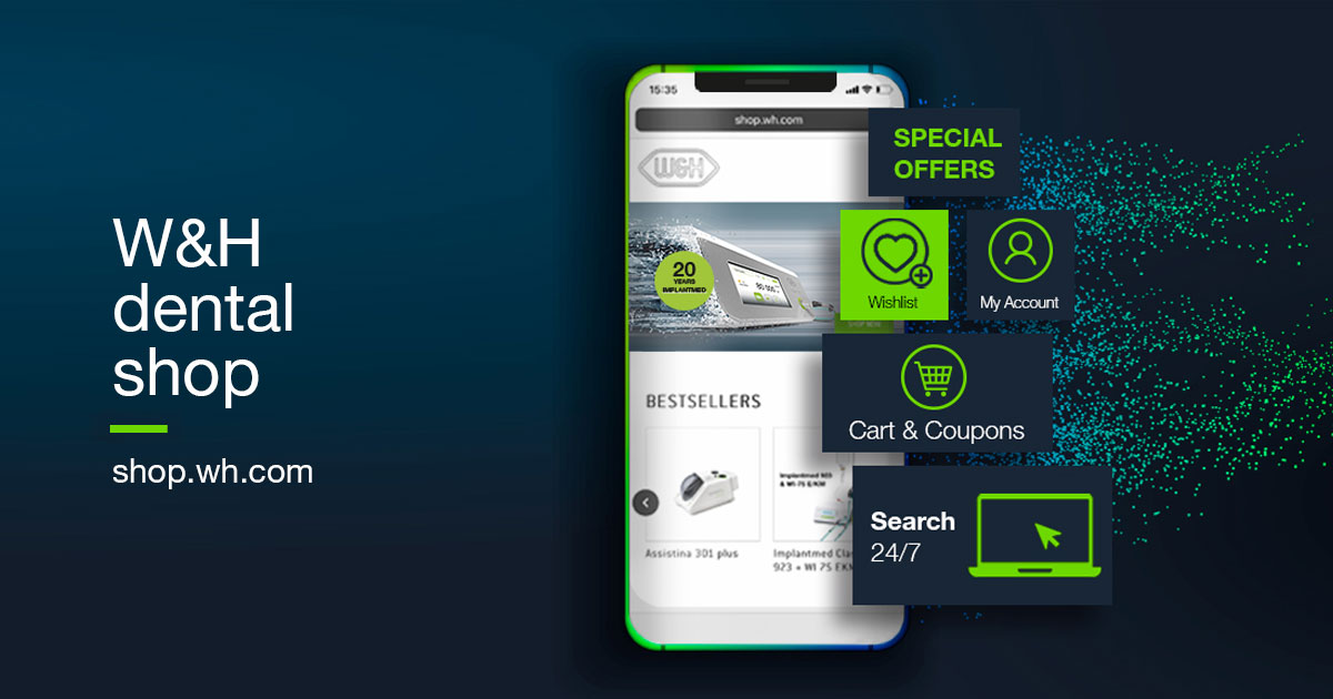 W&H eShop Australasia | Dental trade >> Buy dental supplies online!