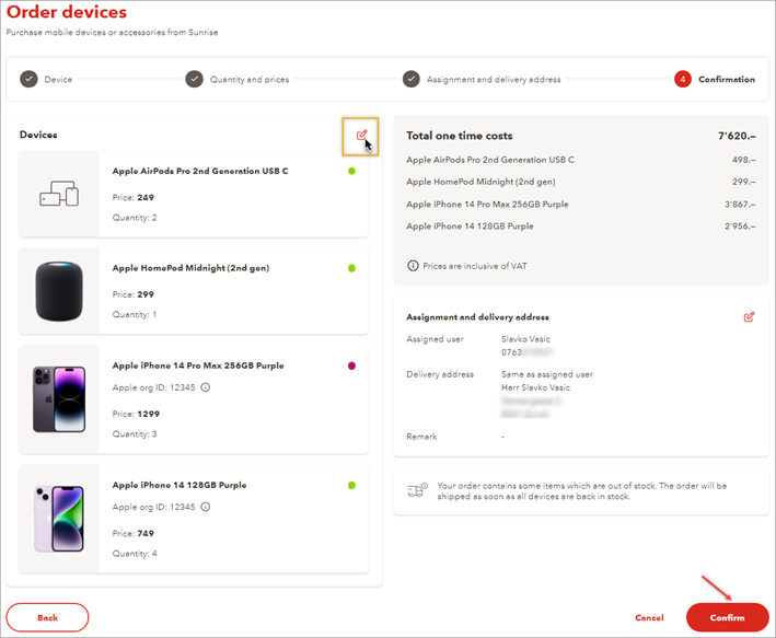 Help_Mobile_Subscription_Devices | Sunrise Business