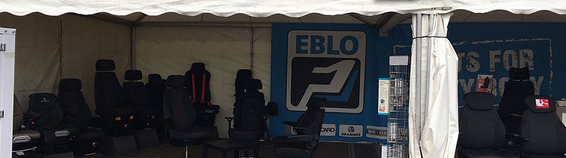 Veel bouwmachinestoelen op TDK beurs | EBLO