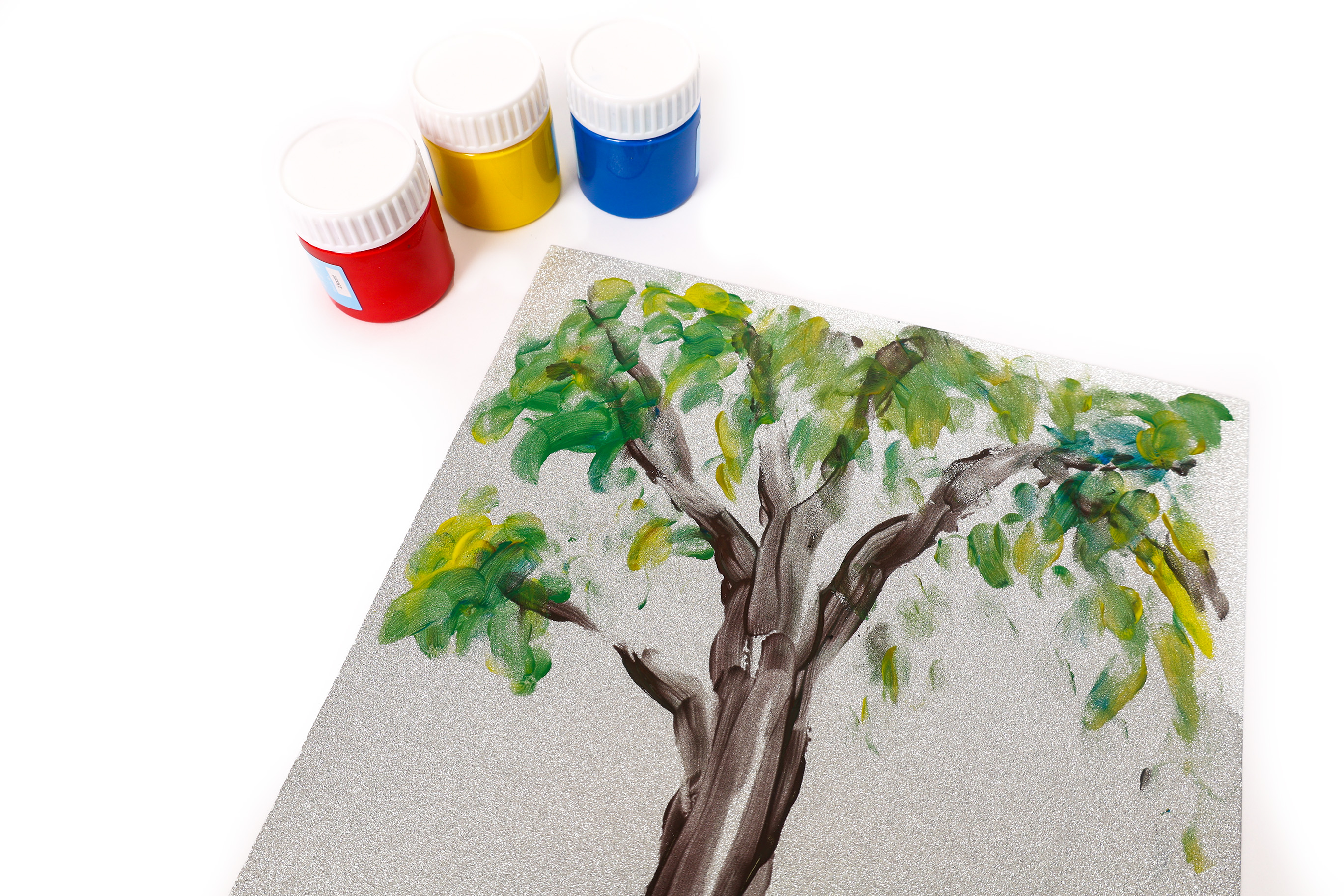 Finger Painting The Four Seasons