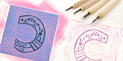 Linocut Letter