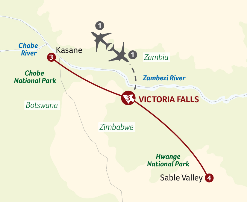 Tour | Where Giants Roam - Victoria Falls, Chobe & Hwange Safari ...