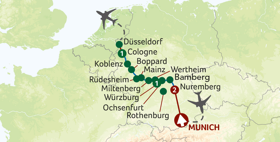 Tour | River Cruise to the Heart of Germany with a stay in Historic ...