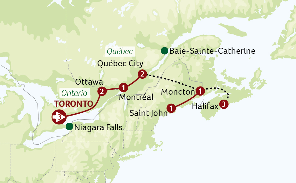 Tour | Great Cities of Eastern Canada | Titan Travel | TOGCE