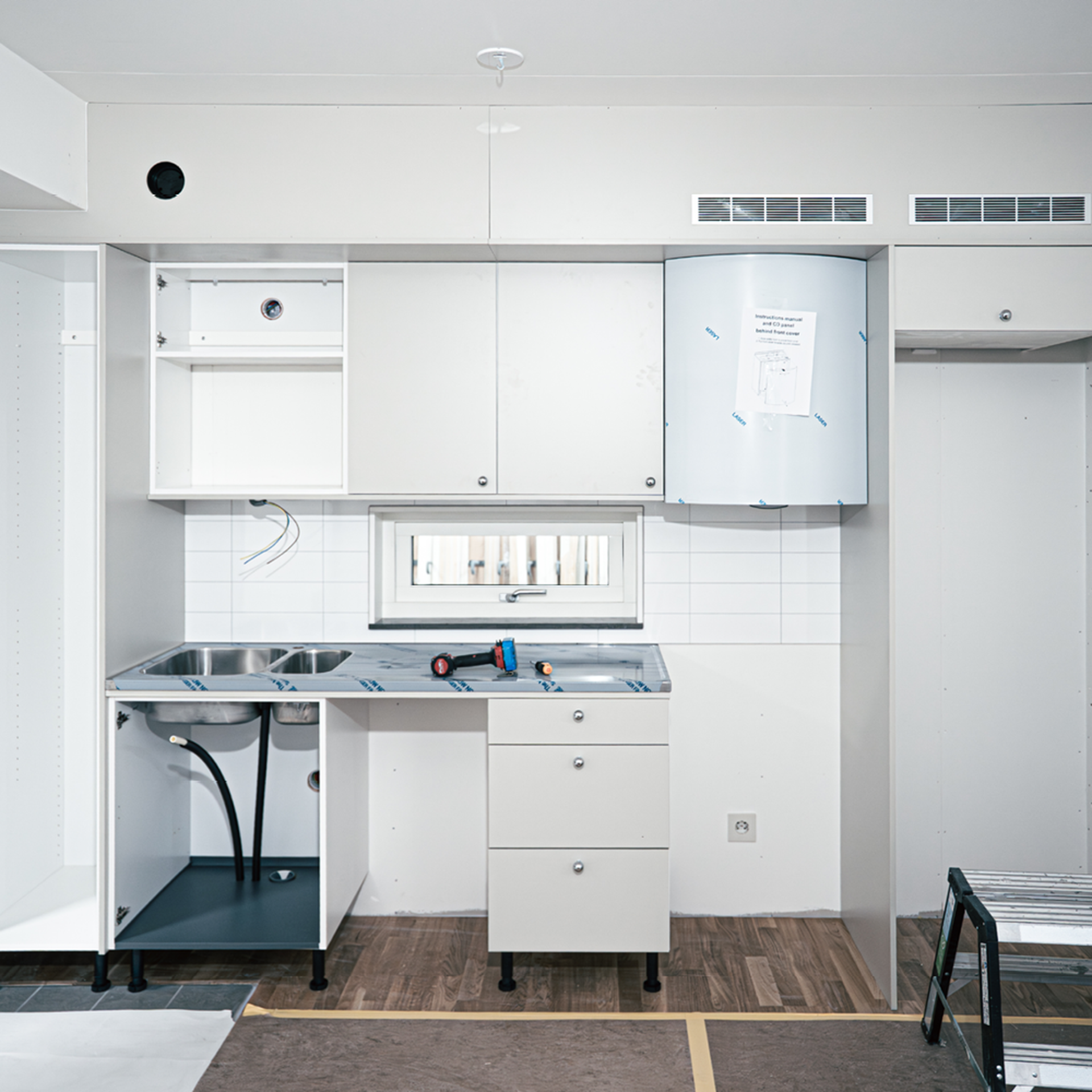 Studentlägenheter med ventilation integrerad i varje modul · Systemair