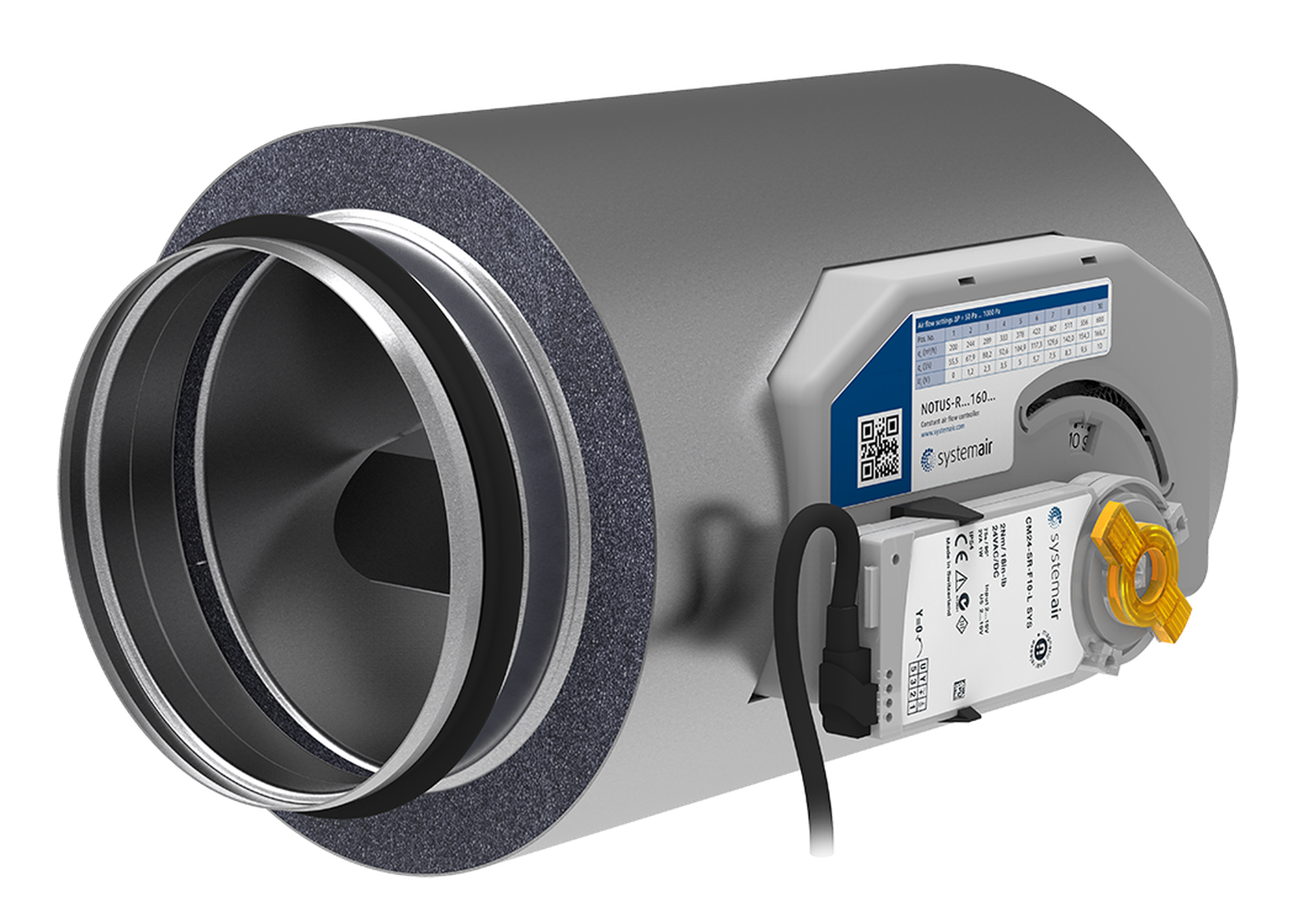 NOTUS-R Constant Air Volume Controllers · Systemair