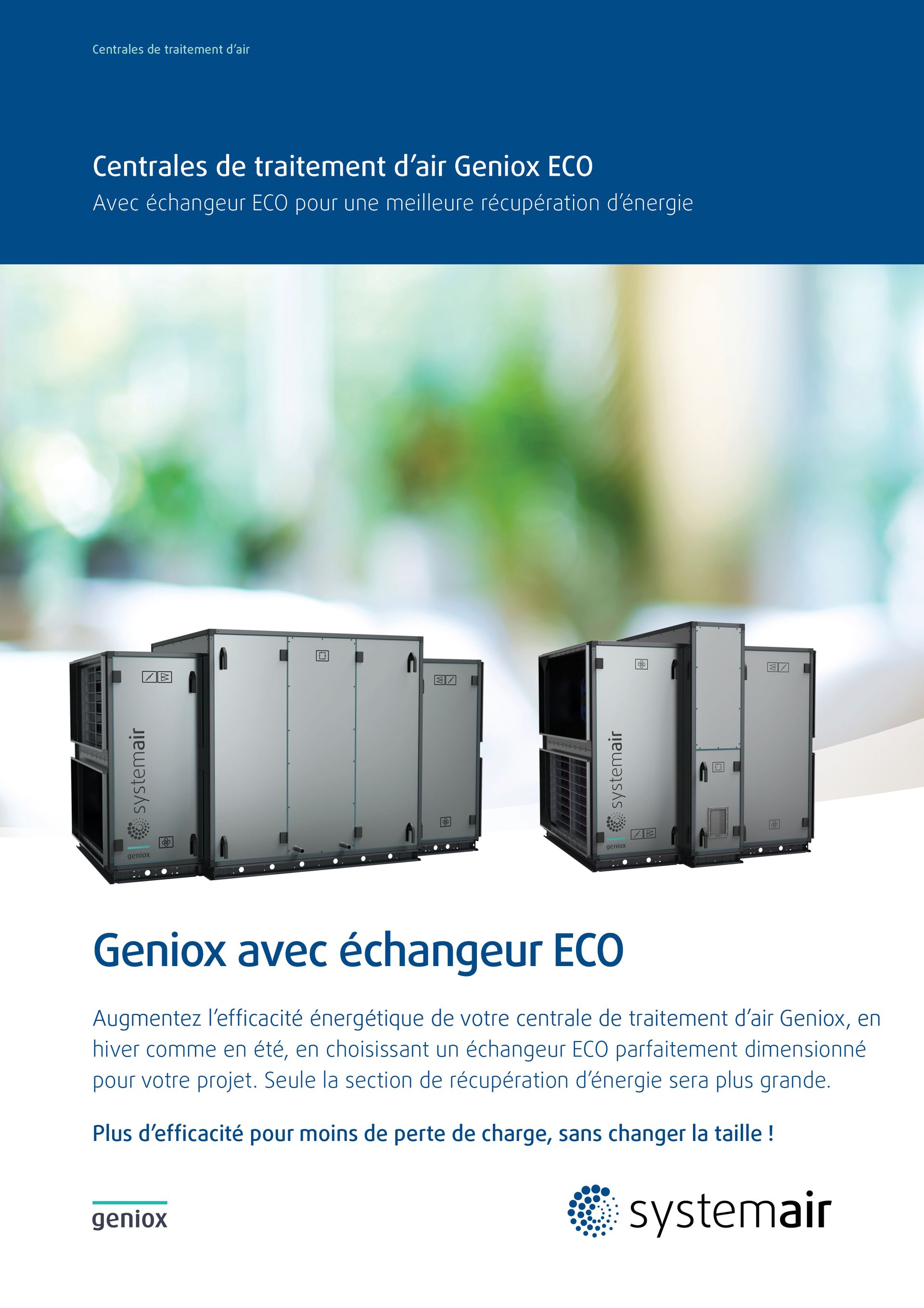 Centrales de traitement d'air · Systemair