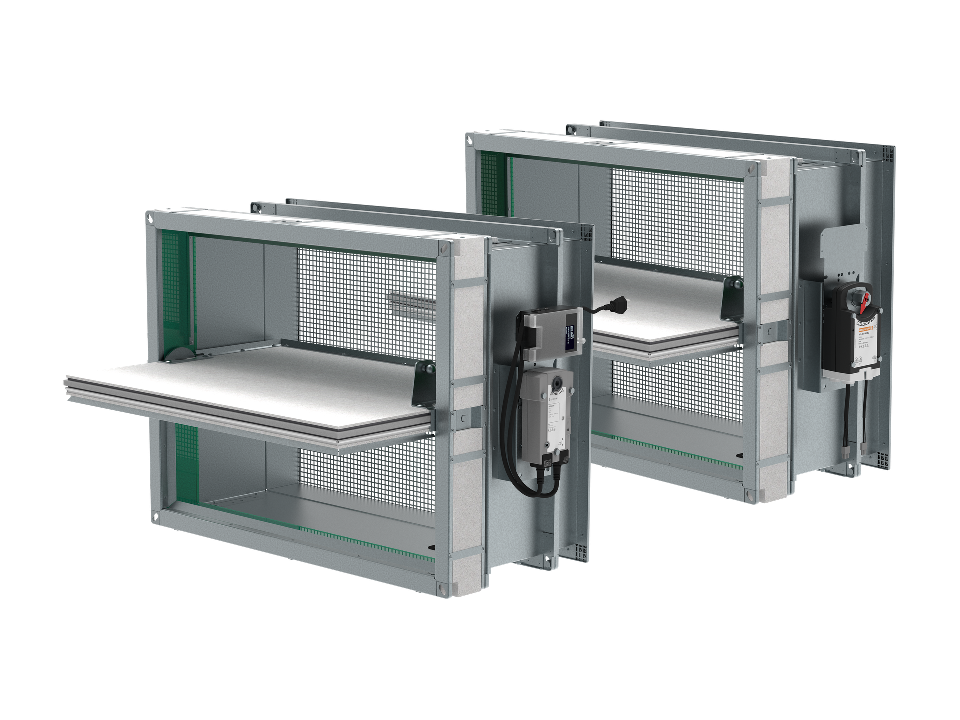 S-SA2L Rectangular Smoke Control Dampers · Systemair