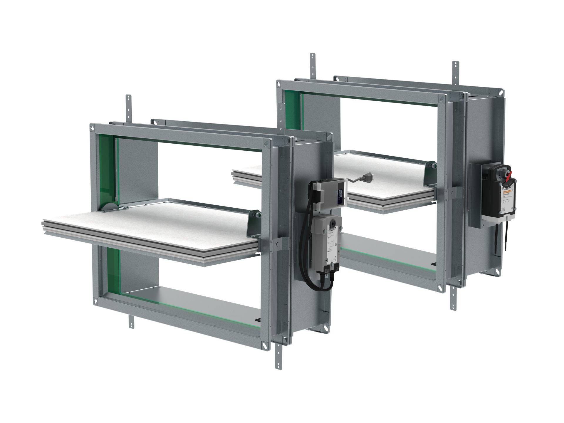 S-SA2 Διαφράγματα Έλεγχου Καπνού Ορθογωνικής διατομής · Systemair