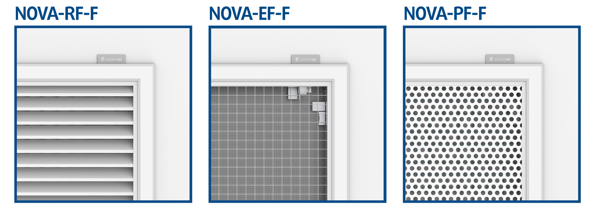 NOVA-EF-F Grilles · Systemair