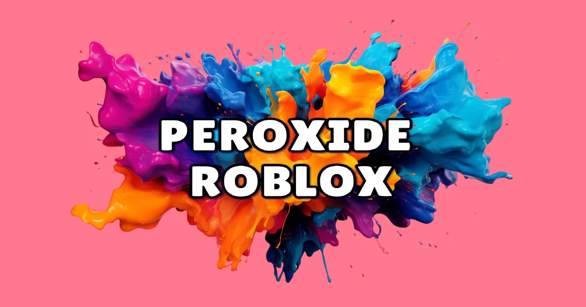 Active codes Peroxide Roblox | Twads.GG Blog