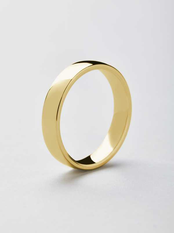 Släta förlovningsringar | Slät guldring | SAFIRA
