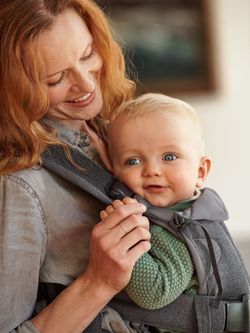 Baby Carrier One in Denim gray/Dark gray Cotton Mix