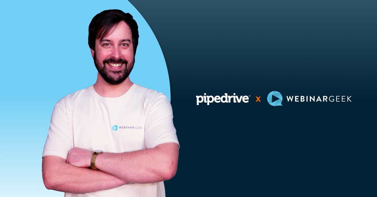Get more from your webinars with Pipedrive x WebinarGeek | WebinarGeek