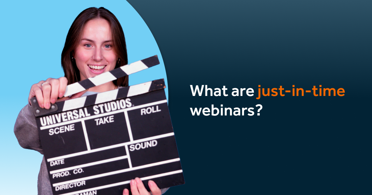 Was sind Just-in-Time-Webinare? | WebinarGeek