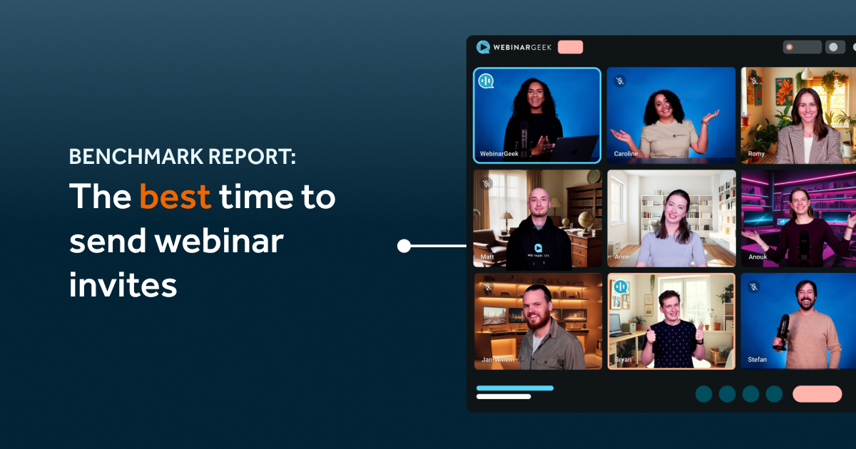 The best time to send webinar invites | WebinarGeek