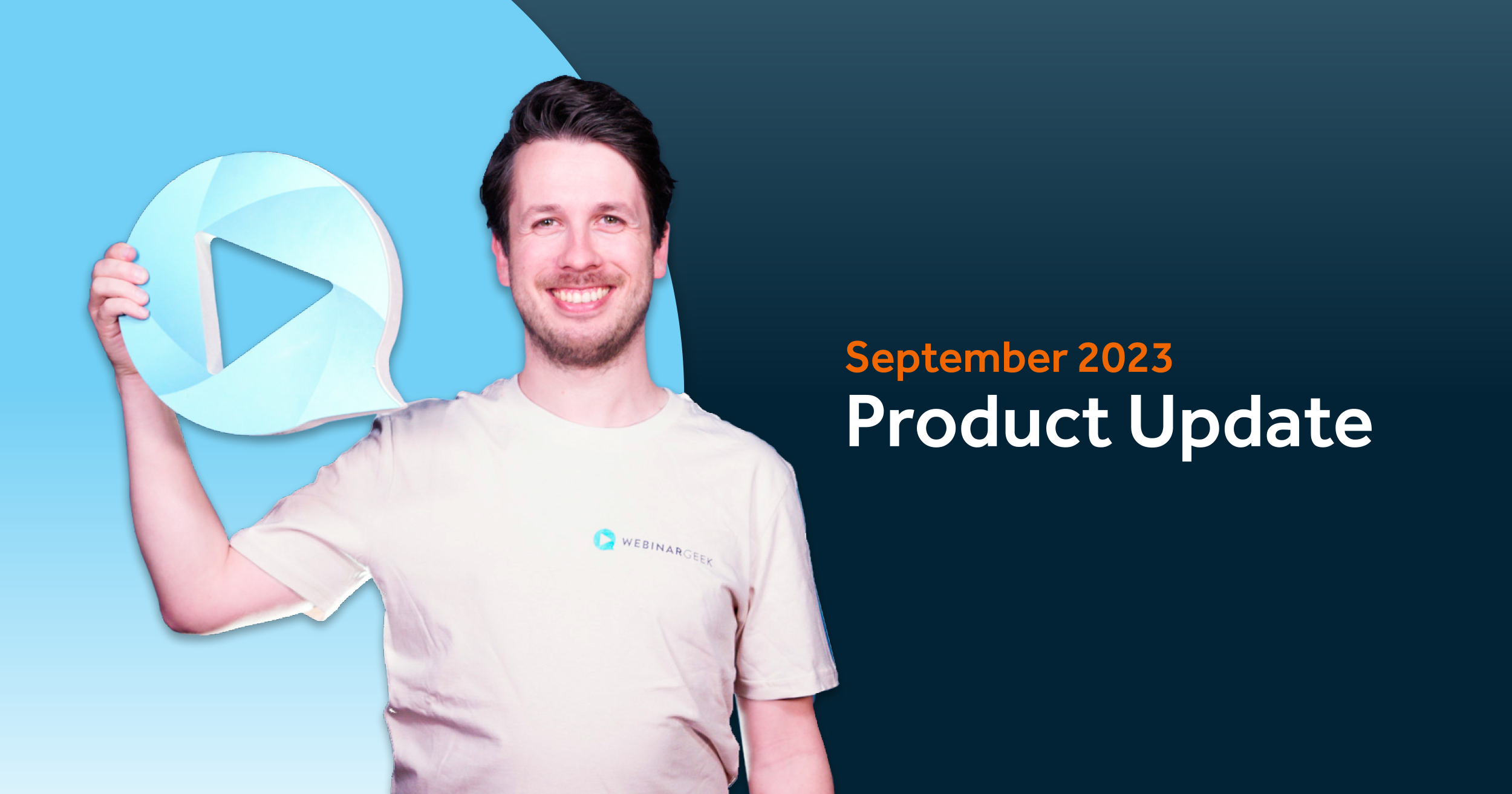 Product Update: upload your own virtual background | WebinarGeek