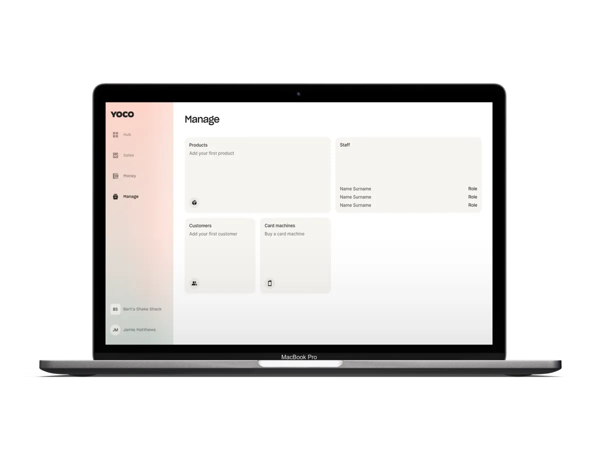Yoco: payment solutions and card machines