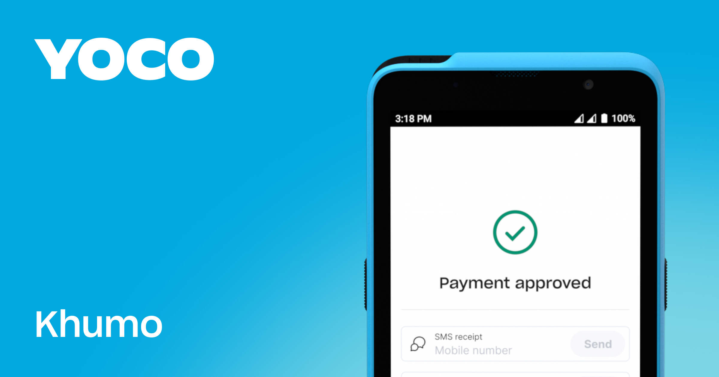 Yoco Khumo Card Machine - Built-In Point of Sale