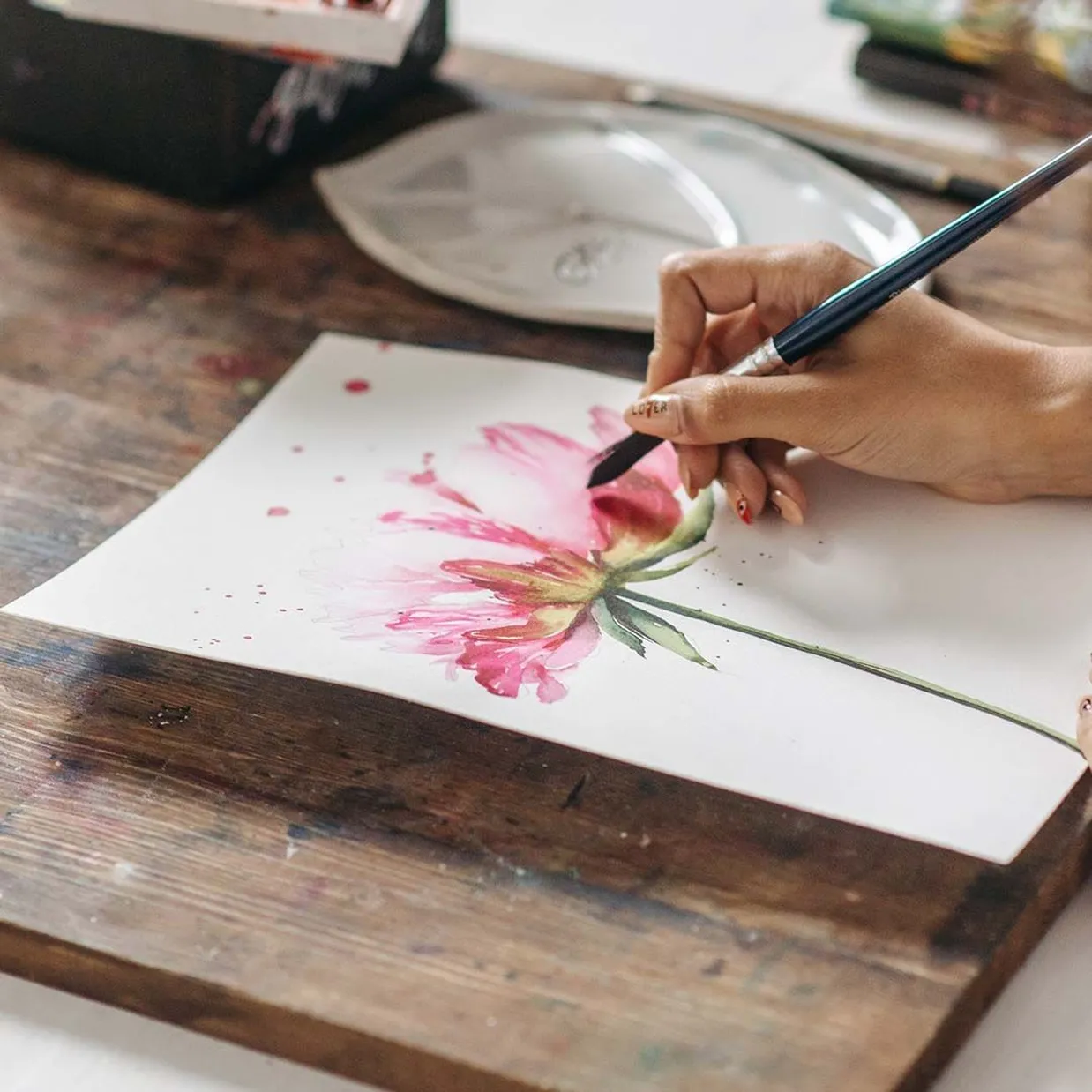 Nass-in-Nass-Technik erlernen - ArtNight