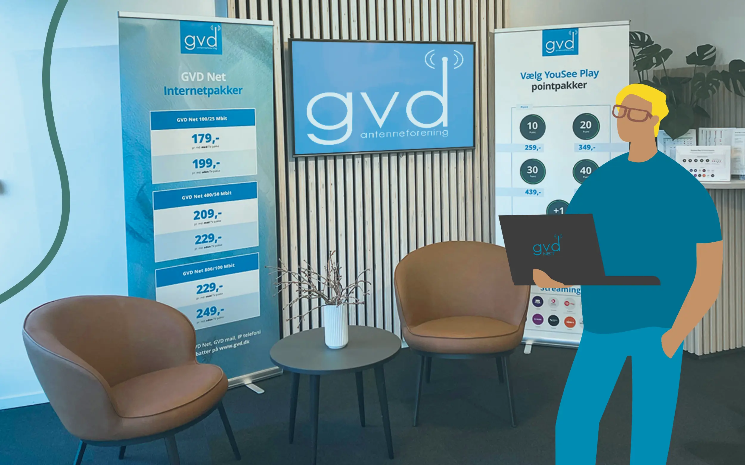 Internet og tv-pakker for enhver - GVD