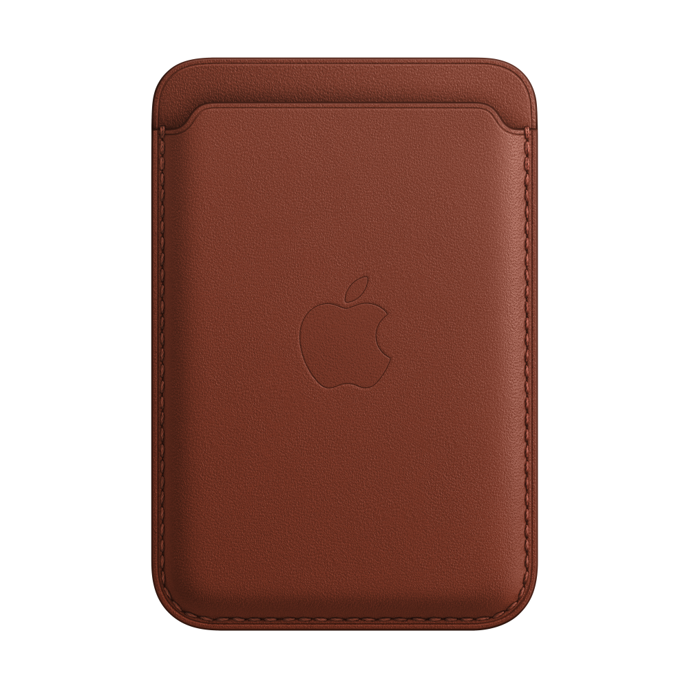 Apple iPhone Leather Wallet with MagSafe Umber
