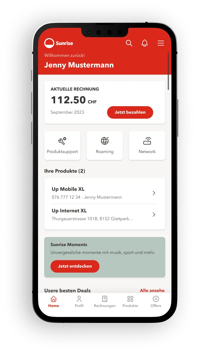 My Sunrise App herunterladen | Hilfe