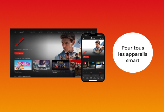 Sunrise TV App : Regarde la télévision sur tous tes appareils