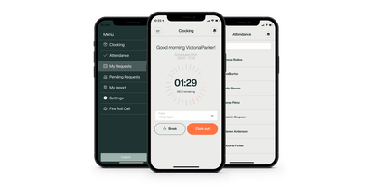 Clocking in apps to easily register working hours - TimeMoto