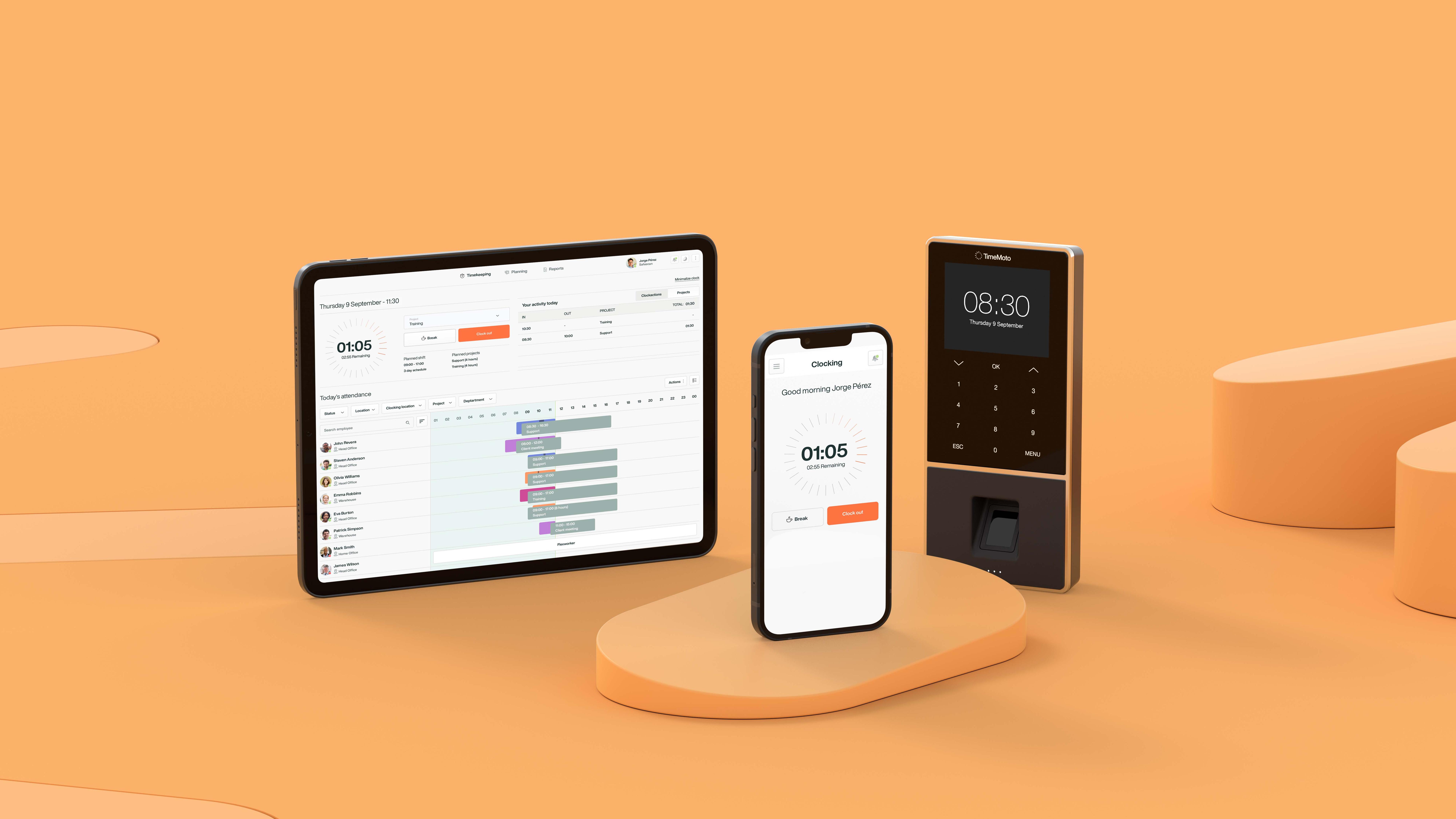 Clocking In and Out Systems: Simplify Time Tracking | TimeMoto