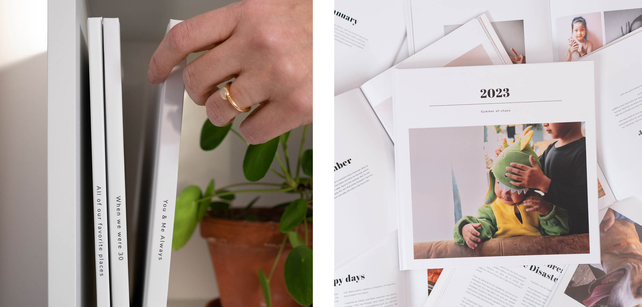 Four ways to make a year book | Once Upon