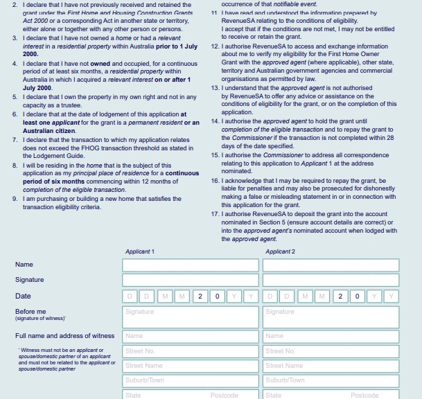 $15,000 First Home Owner Grant SA 2024