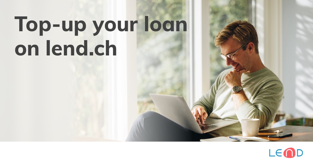 Top-up loans with low interest rates | LEND.ch