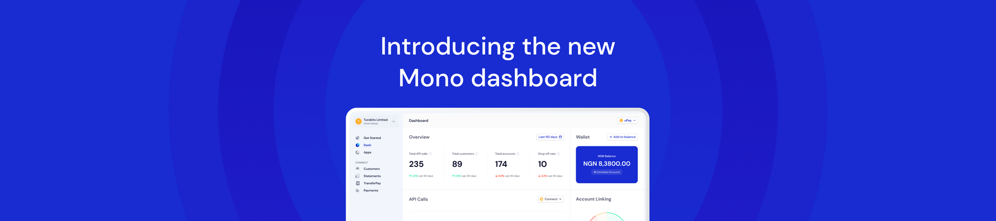 Introducing the new Mono Dashboard