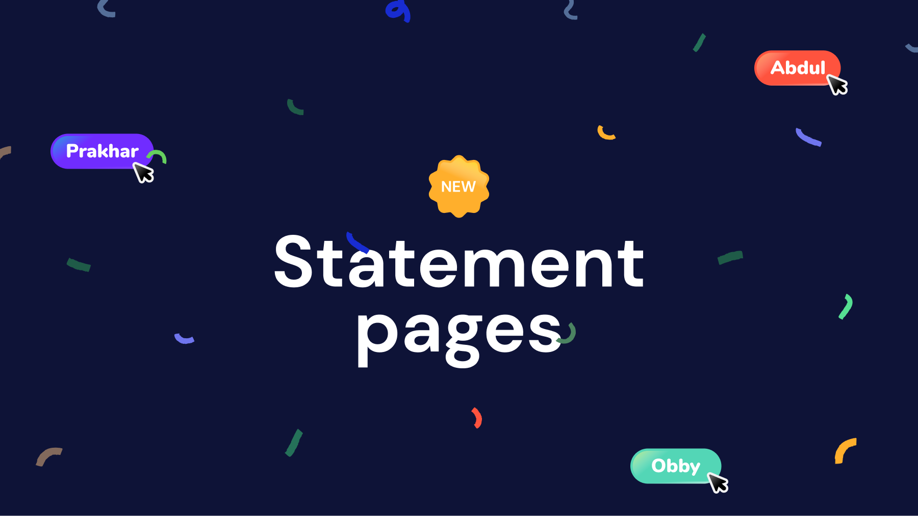 Introducing Statement Pages — Mono