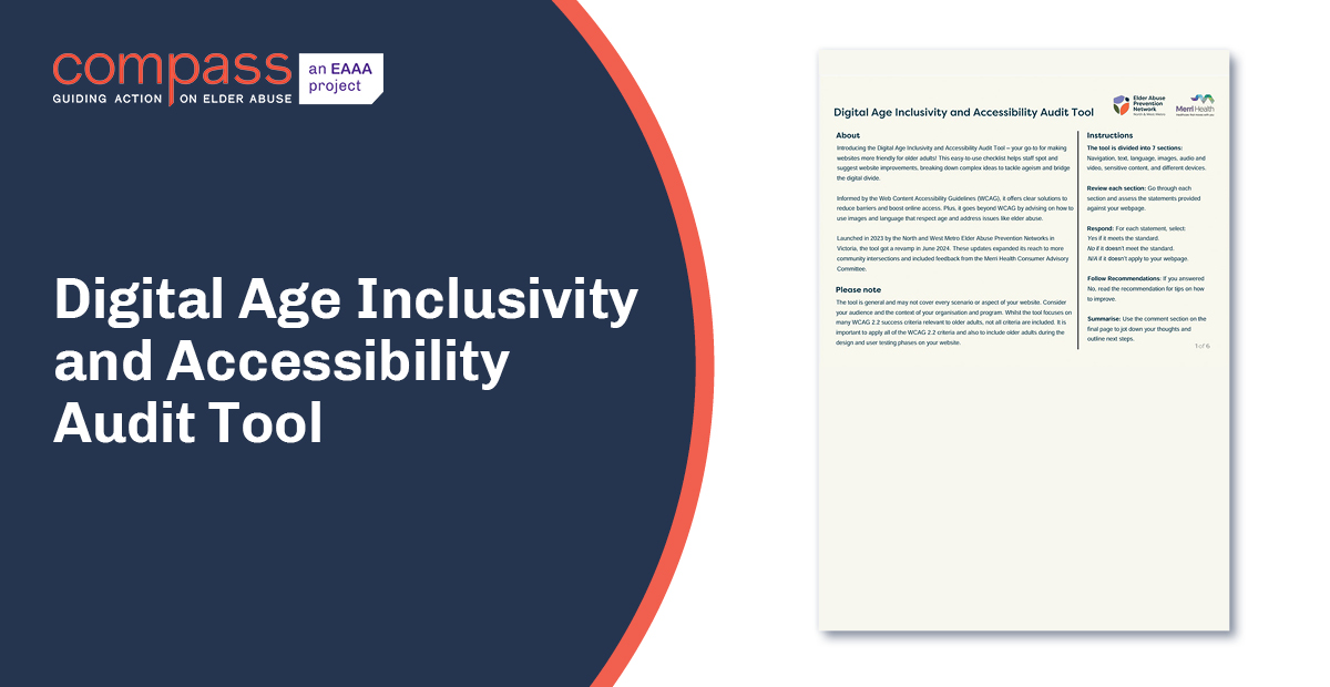 Digital Age Inclusivity and Accessibility Audit Tool - Compass